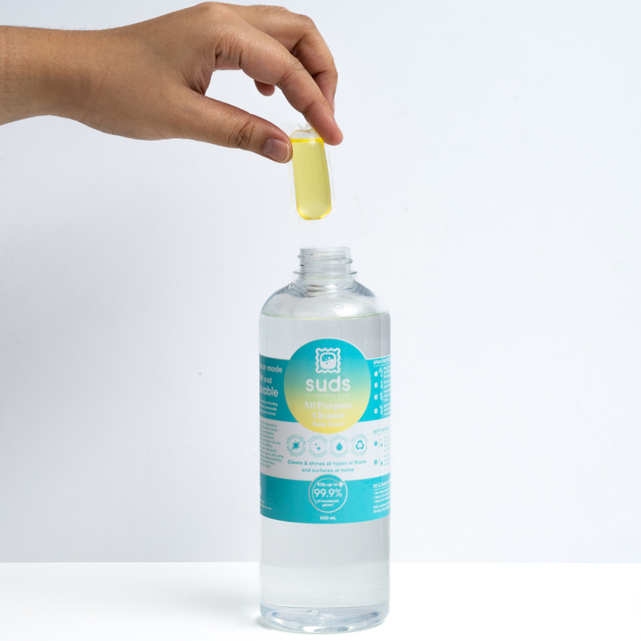 All Purpose Cleaner Pods - 10 Pods + Spray Bottle – Suds Sustainable Pods